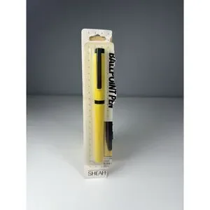 No Brand | Office | Vtg Sheaffer Yellow Delta Grip Ball Point Pen ...